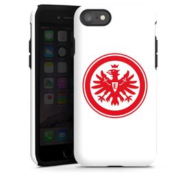 DeinDesign iPhone SE (2020) Handy Panzer Handyh&uuml;lle robuste Outdoor H&uuml;lle Schutzh&uuml;lle gl&auml;nzend Eintracht Frankfurt Sge Official Licensed Product Tough Case