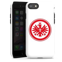 DeinDesign iPhone SE (2020) Handy Panzer Handyh&uuml;lle robuste Outdoor H&uuml;lle Schutzh&uuml;lle matt Eintracht Frankfurt Sge Official Licensed Product Tough Case