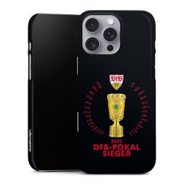 DeinDesign iPhone 16 Pro Max Handy Premium Case Smartphone Handyh&uuml;lle Schutzh&uuml;lle matt Trophy Official Licensed Product Vfb Stuttgart Premium Case