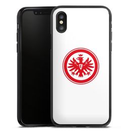 DeinDesign iPhone X Handy Silikon H&uuml;lle Case schwarz Handyh&uuml;lle Official Licensed Product Sge Eintracht Frankfurt
