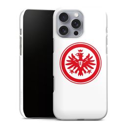 DeinDesign iPhone 16 Pro Max Handy Premium Case Smartphone Handyh&uuml;lle Schutzh&uuml;lle gl&auml;nzend Official Licensed Product Sge Eintracht Frankfurt Premium Case