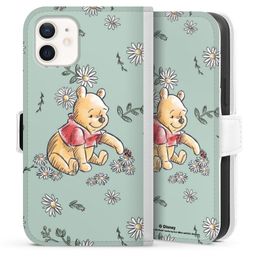 DeinDesign iPhone 12 mini Handy Klapph&uuml;lle Handyh&uuml;lle aus Kunst Leder wei&szlig; Flip Case Official Licensed Product Disney Winnie The Pooh Sideflip mit Lasche