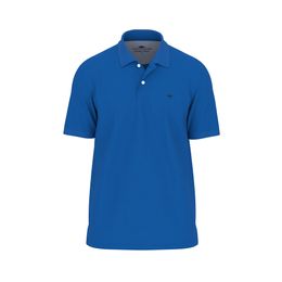 Fynch-Hatton Herren Poloshirt, blau, Gr. S, Jersey, Obermaterial: 100% Baumwolle, Shirts, mit kleinem Markenlogo