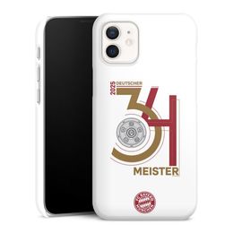 DeinDesign iPhone 12 mini Handy Premium Case Smartphone Handyh&uuml;lle Schutzh&uuml;lle gl&auml;nzend Master Official Licensed Product Fc Bayern M&uuml;nchen Premium Case