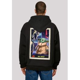 F4NT4STIC Herren Kapuzenpullover "Star Wars The Mandalorian The Child Card", schwarz, Gr. M, Obermaterial: 100% Baumwolle, Pullover, Print