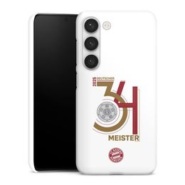 DeinDesign Galaxy S23 Handy Premium Case Smartphone Handyh&uuml;lle Schutzh&uuml;lle matt Official Licensed Product Master Fc Bayern M&uuml;nchen Premium Case