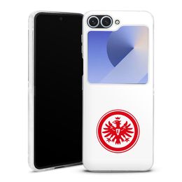 DeinDesign Galaxy Z Flip 7 FE Handy Hard Case Schutzh&uuml;lle transparent Smartphone Handy H&uuml;lle Eintracht Frankfurt Sge Official Licensed Product Hard Case