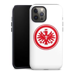 DeinDesign iPhone 12 Pro Handy Panzer Handyh&uuml;lle robuste Outdoor H&uuml;lle Schutzh&uuml;lle matt Official Licensed Product Sge Eintracht Frankfurt Tough Case