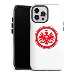DeinDesign iPhone 13 Pro Max Handy Panzer Handyh&uuml;lle robuste Outdoor H&uuml;lle Schutzh&uuml;lle gl&auml;nzend Official Licensed Product Sge Eintracht Frankfurt Tough Case