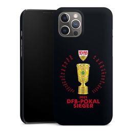 DeinDesign iPhone 12 Pro Max Handy Premium Case Smartphone Handyh&uuml;lle Schutzh&uuml;lle matt Trophy Official Licensed Product Vfb Stuttgart Premium Case