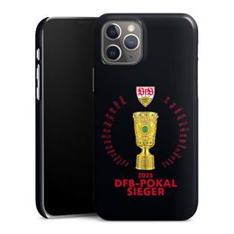 DeinDesign iPhone 12 Pro Handy Premium Case Smartphone Handyh&uuml;lle Schutzh&uuml;lle gl&auml;nzend Trophy Official Licensed Product Vfb Stuttgart Premium Case