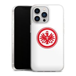 DeinDesign iPhone 13 Pro Handy Silikon H&uuml;lle Case transparent Handyh&uuml;lle Official Licensed Product Sge Eintracht Frankfurt Silikon Case