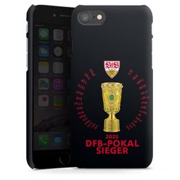 DeinDesign iPhone SE (2020) Handy Premium Case Smartphone Handyh&uuml;lle Schutzh&uuml;lle matt Vfb Stuttgart Trophy Official Licensed Product Premium Case