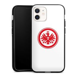 DeinDesign iPhone 12 Handy Silikon H&uuml;lle Case schwarz Handyh&uuml;lle Eintracht Frankfurt Sge Official Licensed Product