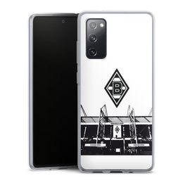 DeinDesign Galaxy S20 FE Handy Silikon H&uuml;lle Case transparent Handyh&uuml;lle Borussia M&ouml;nchengladbach Die Fohlen Stadium Silikon Case