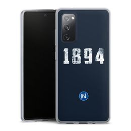 DeinDesign Galaxy S20 FE Handy Silikon H&uuml;lle Case transparent Handyh&uuml;lle Ksc Karlsruher Sc Bundesliga Silikon Case