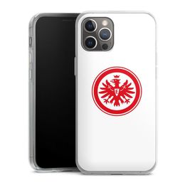 DeinDesign iPhone 12 Pro Max Handy Silikon H&uuml;lle Case transparent Handyh&uuml;lle Eintracht Frankfurt Sge Official Licensed Product Silikon Case