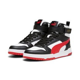 Puma Mädchen Sneaker "RBD GAME JR", Gr. 38,5, rot, Leder, Synthetik, unifarben, Schuhe