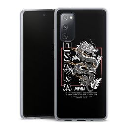 DeinDesign Galaxy S20 FE 5G Handy Silikon H&uuml;lle Case transparent Handyh&uuml;lle Japan Dragon Ocean Silikon Case