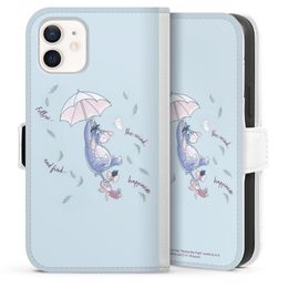 DeinDesign iPhone 12 mini Handy Klapph&uuml;lle Handyh&uuml;lle aus Kunst Leder wei&szlig; Flip Case Disney Official Licensed Product Winnie The Pooh Eeyore Sideflip mit Lasche