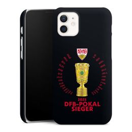 DeinDesign iPhone 12 mini Handy Premium Case Smartphone Handyh&uuml;lle Schutzh&uuml;lle matt Trophy Official Licensed Product Vfb Stuttgart Premium Case