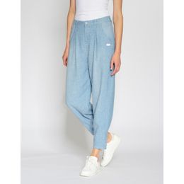 Gang Damen Weite Jeans "Gang Jeans Balloon 94SILVIA", blau, Gr. 26, 85% Baumwolle, 15% Leinen, Jeans