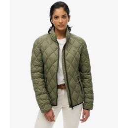 Superdry Women's Fuji Lite Jacke mit Rautensteppung Gr&uuml;n - Gr&ouml;&szlig;e: 36 20822185006228MI030