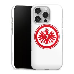 DeinDesign iPhone 16 Pro Handy Premium Case Smartphone Handyh&uuml;lle Schutzh&uuml;lle matt Official Licensed Product Sge Eintracht Frankfurt Premium Case