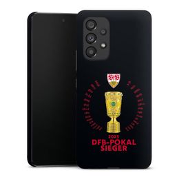 DeinDesign Galaxy A53 5G Handy Premium Case Smartphone Handyh&uuml;lle Schutzh&uuml;lle gl&auml;nzend Vfb Stuttgart Trophy Official Licensed Product Premium Case