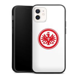 DeinDesign iPhone 12 mini Handy Premium Silikon H&uuml;lle Handyh&uuml;lle schwarz Case Official Licensed Product Sge Eintracht Frankfurt Silikon Premium Case