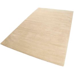 Teppich Esprit, B:70cm H:20mm L:140cm, beige, Kunstfaser, Wohnzimmer, Teppiche, "Loft ESP-4223", Wohnzimmer, gro&szlig;e Farbauswahl, sehr weicher Flor,