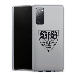 DeinDesign Galaxy S20 FE Handy Silikon H&uuml;lle Case transparent Handyh&uuml;lle Vfb Stuttgart Official Licensed Product Logo Silikon Case