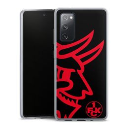 DeinDesign Galaxy S20 FE 5G Handy Silikon H&uuml;lle Case transparent Handyh&uuml;lle 1. Fc Kaiserslautern Logo Official Licensed Product Silikon Case