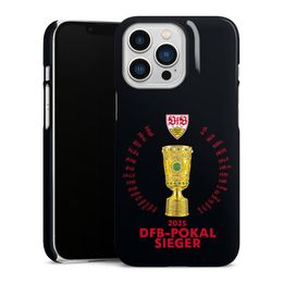 DeinDesign iPhone 13 Pro Handy Premium Case Smartphone Handyh&uuml;lle Schutzh&uuml;lle gl&auml;nzend Trophy Official Licensed Product Vfb Stuttgart Premium Case