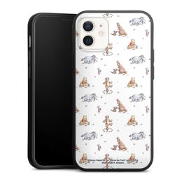 DeinDesign iPhone 12 mini Handy Premium Silikon H&uuml;lle Handyh&uuml;lle schwarz Case Disney Winnie The Pooh Official Licensed Product Silikon Premium Case