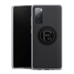 DeinDesign Galaxy S20 FE Handy Silikon H&uuml;lle Case transparent Handyh&uuml;lle Fortuna D&uuml;sseldorf Logo F95 Silikon Case