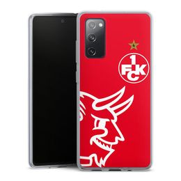 DeinDesign Galaxy S20 FE 5G Handy Silikon H&uuml;lle Case transparent Handyh&uuml;lle Star Devil 1. Fc Kaiserslautern Silikon Case