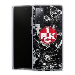 DeinDesign Galaxy S20 FE Handy Silikon H&uuml;lle Case transparent Handyh&uuml;lle Muster 1. Fc Kaiserslautern Coat Of Arms Silikon Case