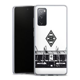 DeinDesign Galaxy S20 FE 5G Handy Silikon H&uuml;lle Case transparent Handyh&uuml;lle Stadium Die Fohlen Borussia M&ouml;nchengladbach Silikon Case