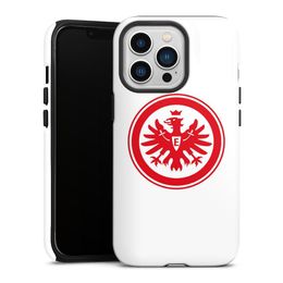 DeinDesign iPhone 13 Pro Handy Panzer Handyh&uuml;lle robuste Outdoor H&uuml;lle Schutzh&uuml;lle gl&auml;nzend Official Licensed Product Sge Eintracht Frankfurt Tough Case
