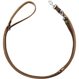 Hunter Verstellbare F&uuml;hrleine Neopren braun/caramel / 25/300