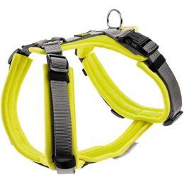 Hunter Geschirr Maldon limette/grau / S-M
