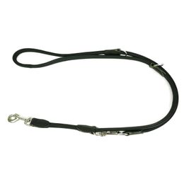 Hunter Verstellbare F&uuml;hrleine Round & Soft Breda vintage schwarz / 10/200