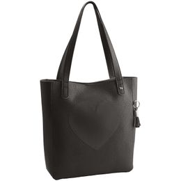 Hunter Shopper Milano Love Black Edition, schwarz (Kunstleder) schwarz / one-size