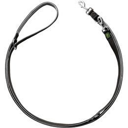 Hunter Verstellbare F&uuml;hrleine Neopren schwarz/grau / 10/200