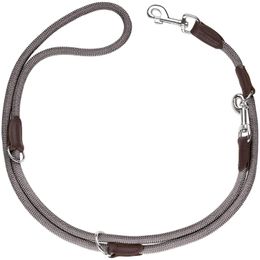 Hunter Verstellbare F&uuml;hrleine Freestyle grau / 10/200