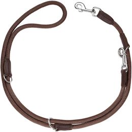 Hunter Verstellbare F&uuml;hrleine Freestyle braun / 10/200