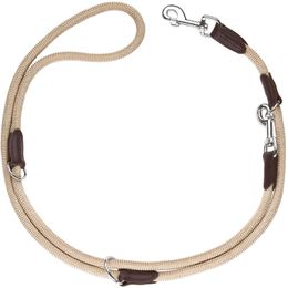 Hunter Verstellbare F&uuml;hrleine Freestyle beige / 10/200