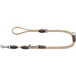Hunter Verstellbare F&uuml;hrleine Freestyle beige / 8/200
