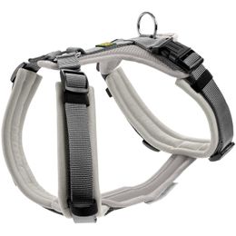 Hunter Geschirr Maldon Up hellgrau/grau / XS